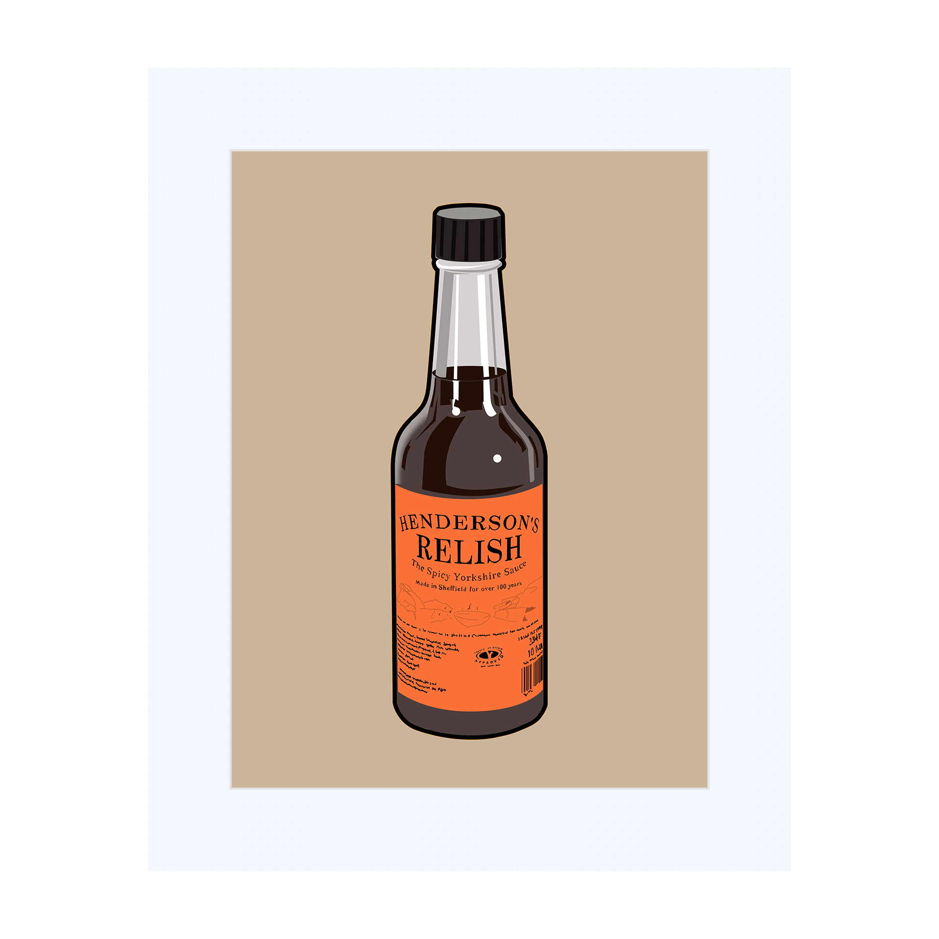 Henderson's Relish, The Delicious No 1 Sauce By Greg Harris. Sheffield Art