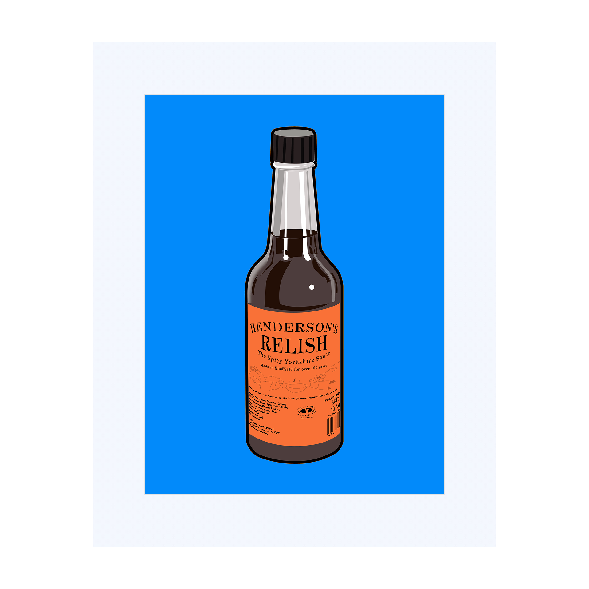 Henderson's Relish, The Delicious No 1 Sauce By Greg Harris. Sheffield Art