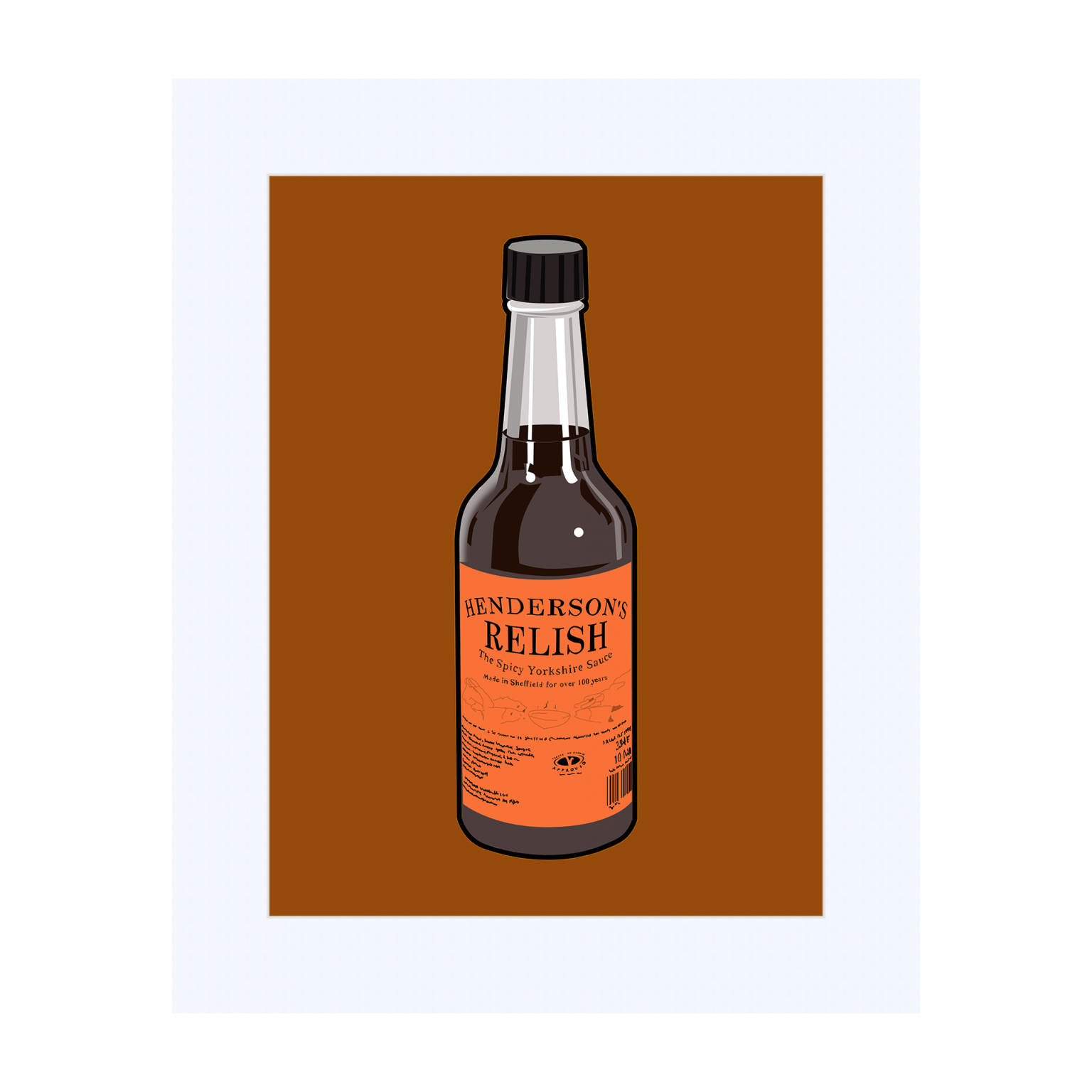 Henderson's Relish, The Delicious No 1 Sauce By Greg Harris. Sheffield Art